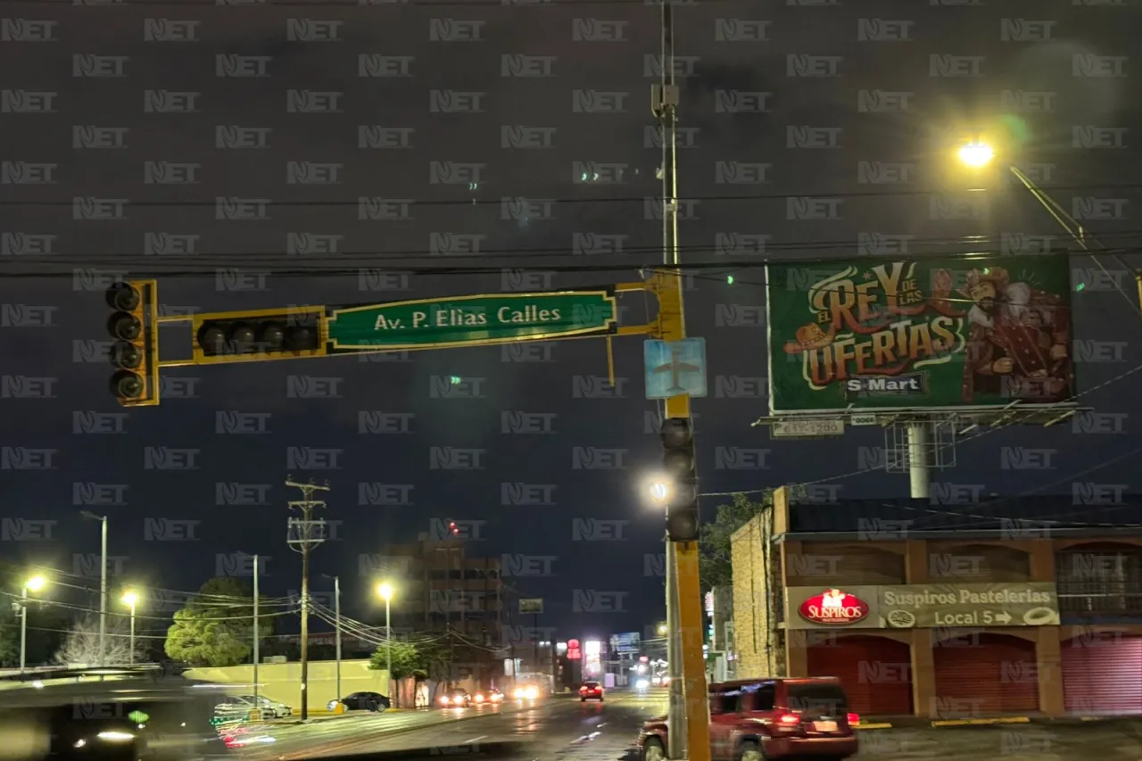 Queda sin semáforos cruce de Plutarco Elías Calles y avenida de la Raza