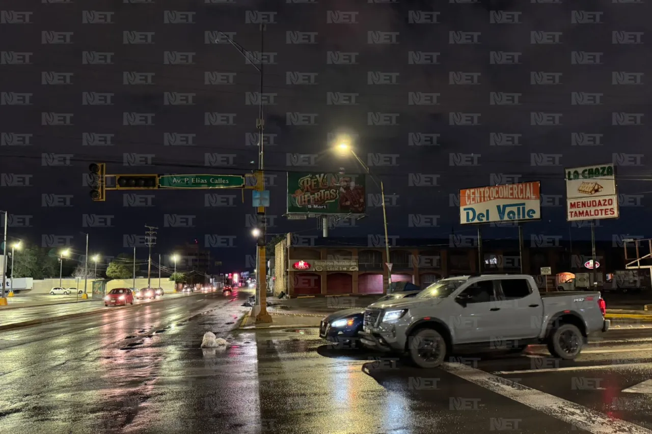 Queda sin semáforos cruce de Plutarco Elías Calles y avenida de la Raza