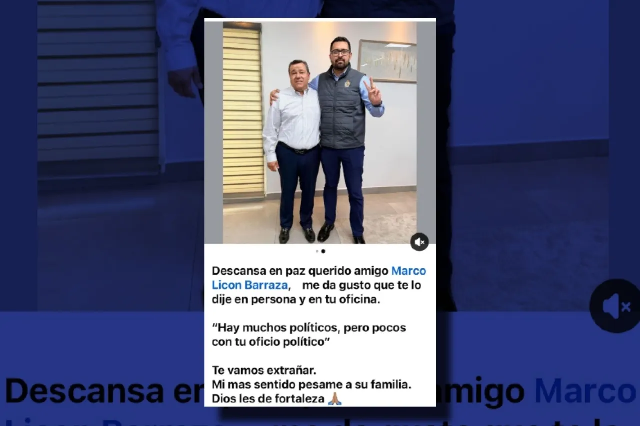 Despiden en redes a Marco Licón, director de la JMAS